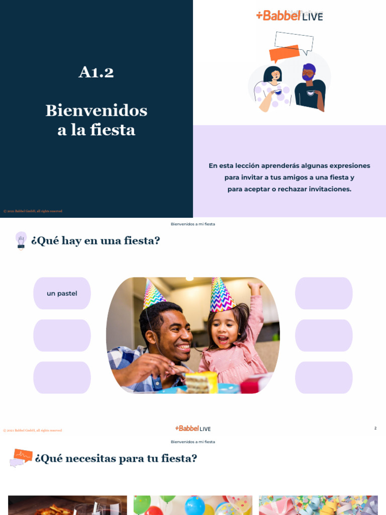 SPA - A1 - 2 - 03 - Bienvenidos A La Fiesta | PDF