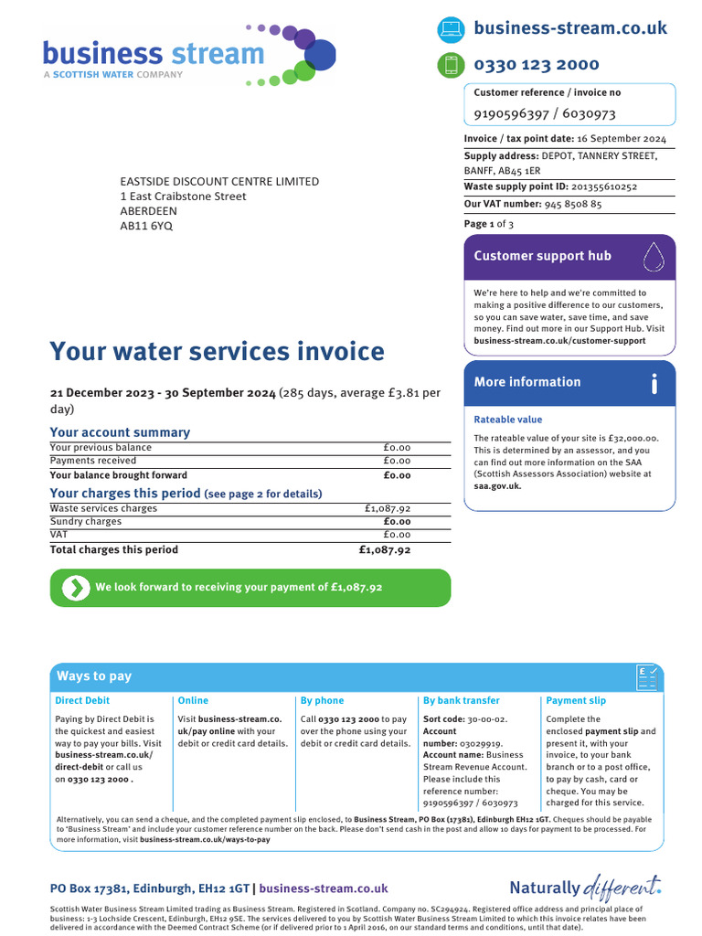 Business Stream Invoice 1 | PDF | Invoice | Cheque
