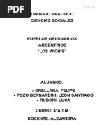 Cultura y Vestimenta de los Wichís | PDF