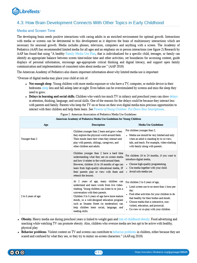 4.3! How Brain Development Connects With Other Topics in Early ...