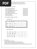Grade II Math Data Handling Worksheet | PDF