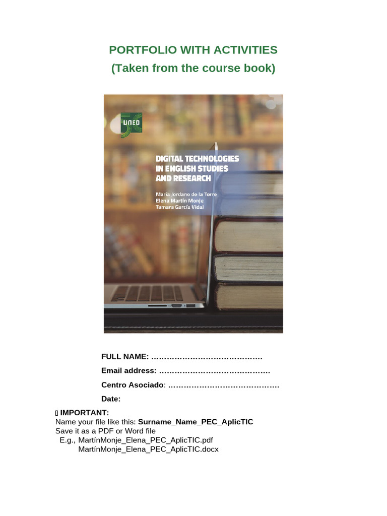 PEC Aplicaciones TIC 2024-25 | PDF | Evernote | Libraries