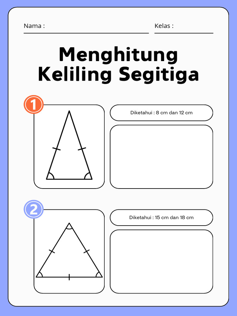 Quis Bangun Datar Segitiga | PDF