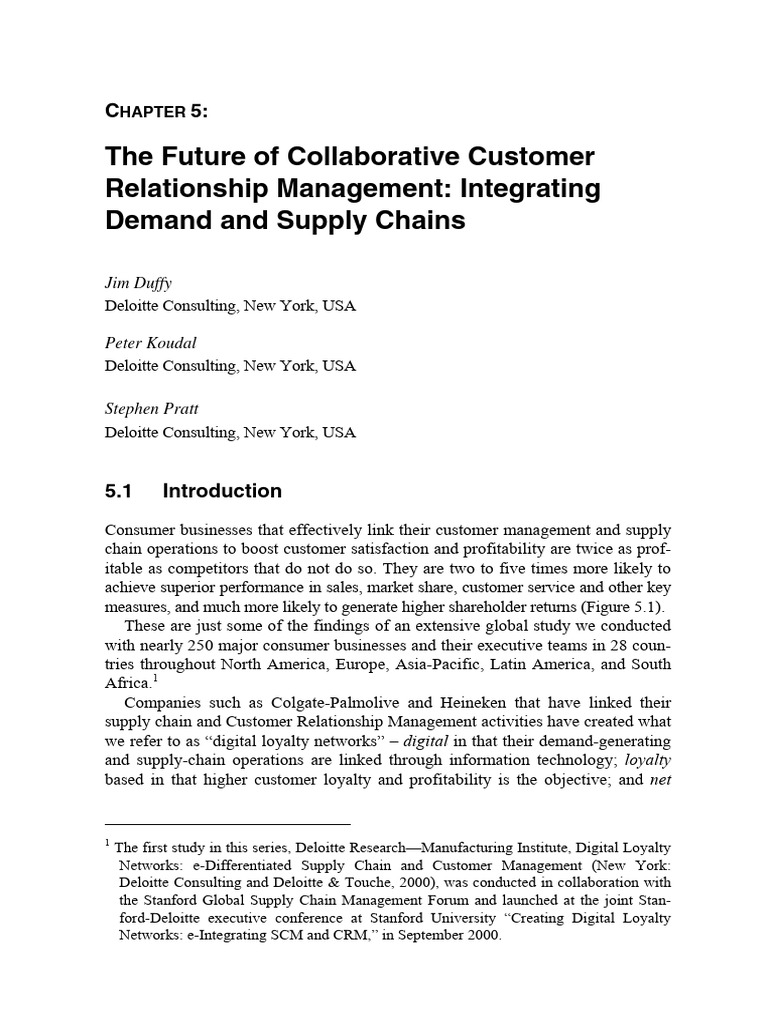 The Future of Collaborative Customer Relationship Management | PDF ...