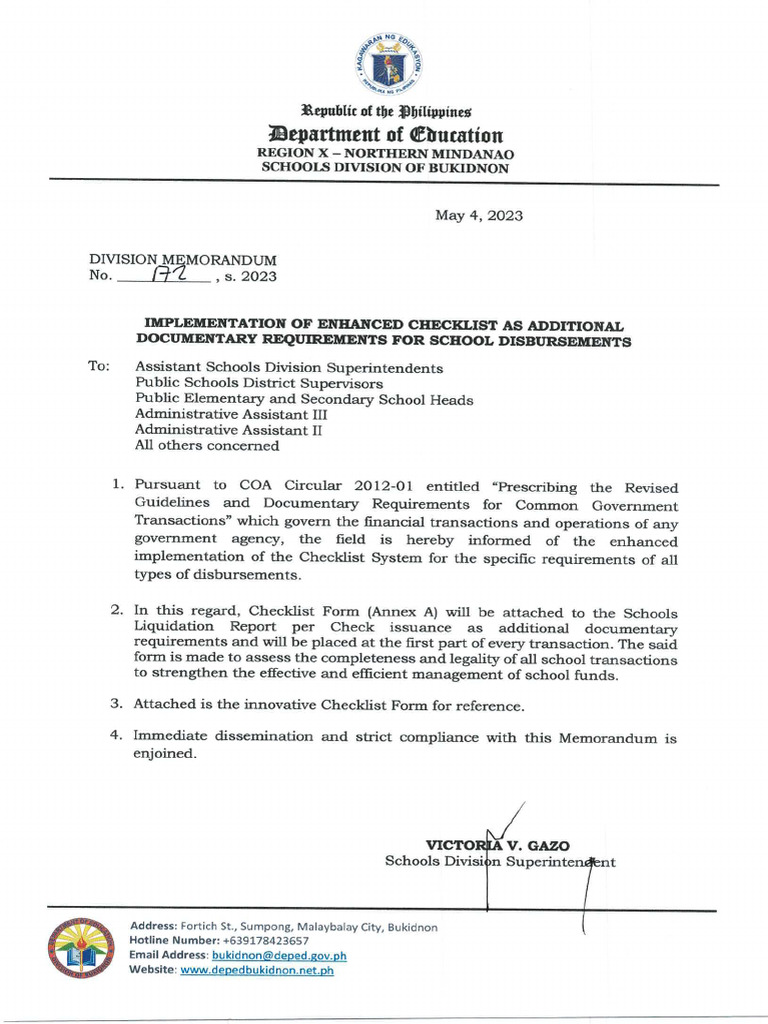 DM No. 172 S. 2023 | PDF