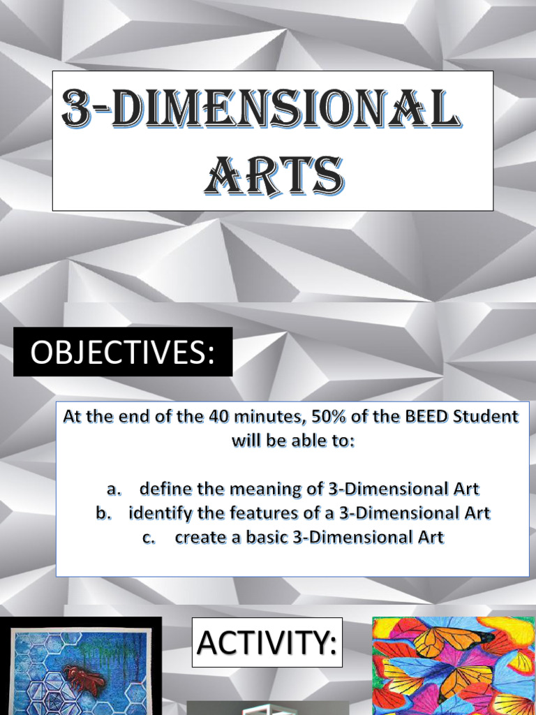 3dimensional Arts (Demo) | PDF
