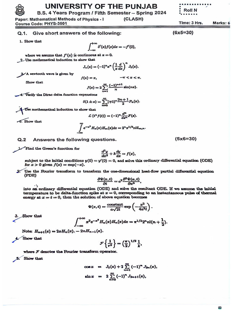 MMP-1 Past Papers | PDF