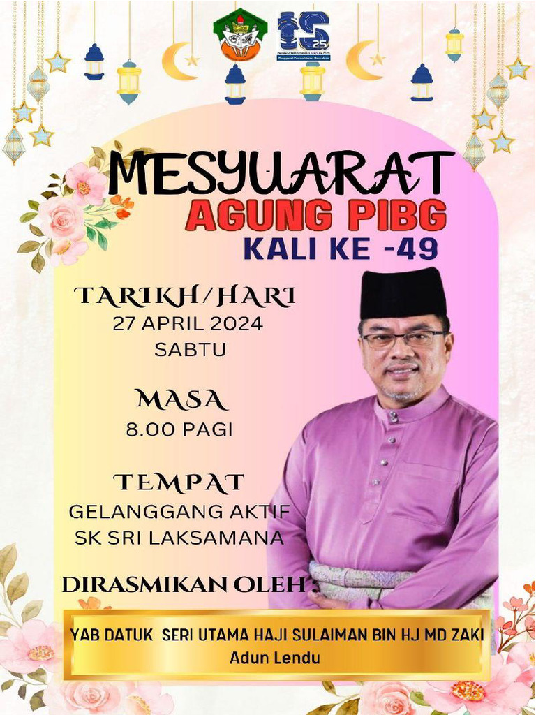 Buku Program Mesyuarat Agung Pibg | PDF