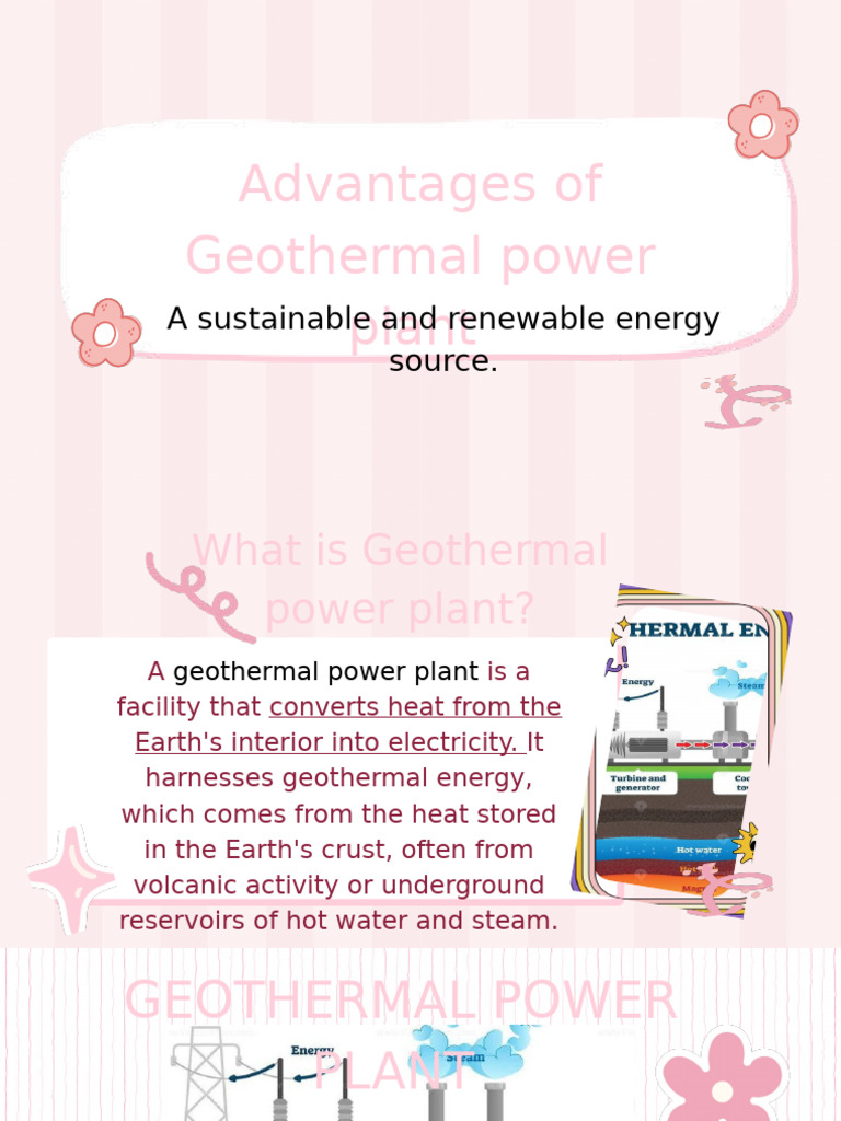 Advantages of Geothermal PP | PDF