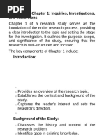 Writing Chapter 1 of Research | PDF | Hypothesis | Scope (Computer Science)