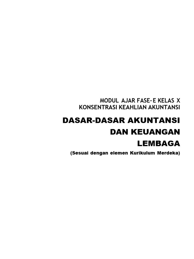 3. Modul Ajar - Dasar-dasar Akl | PDF 3. Modul Ajar - Dasar-dasar Akl | PDF