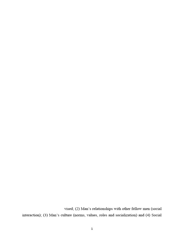 SSC 101 Note | PDF | Sociology | Social Sciences