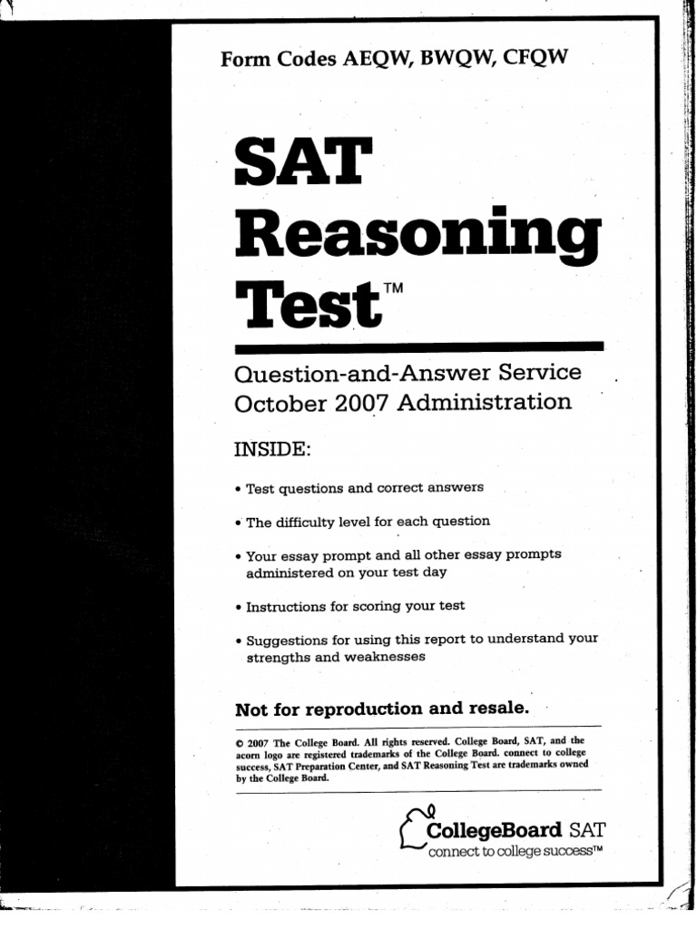 Oct 2007 Official | PDF