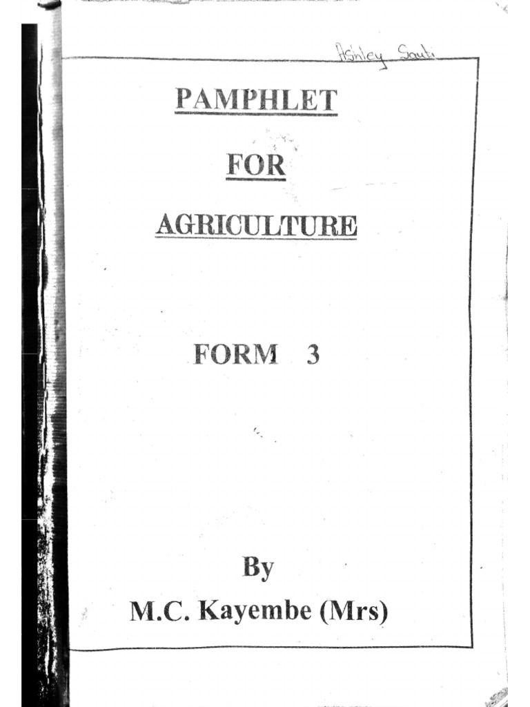 Agri 3 Kayembe | PDF