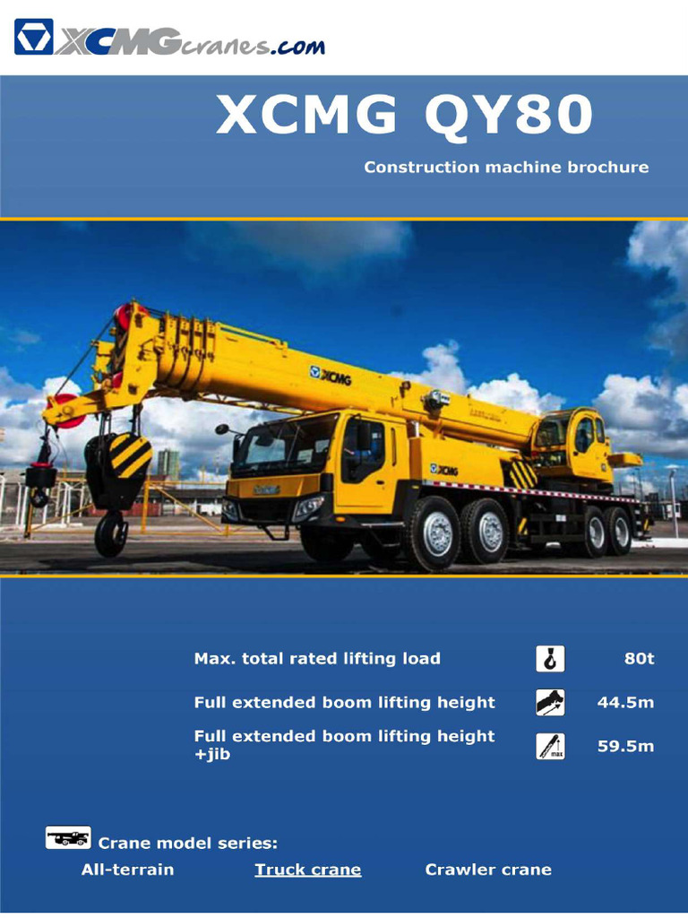 XCMG Qy80 | PDF