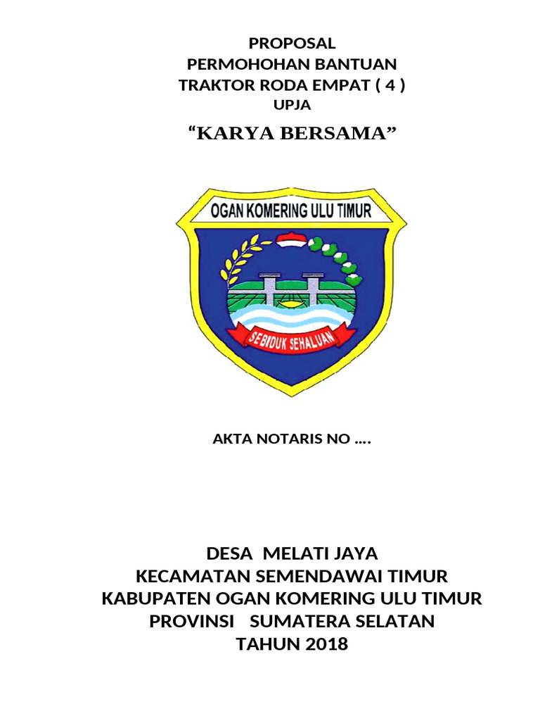 Proposal Upja Roda 4 | PDF