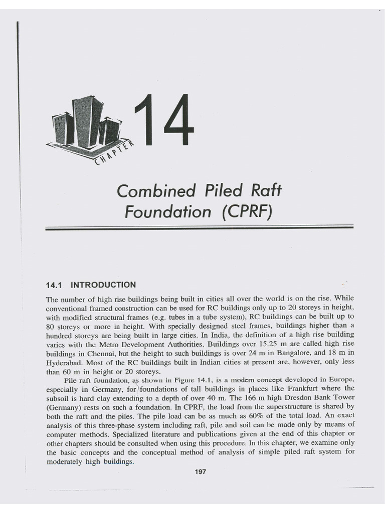 Piled Raft Concept | PDF