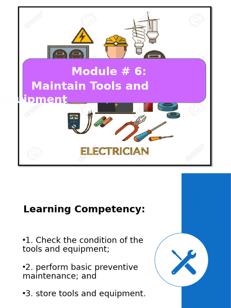 EIM Maintain Tools Equipment | PDF | Lubricant | Friction