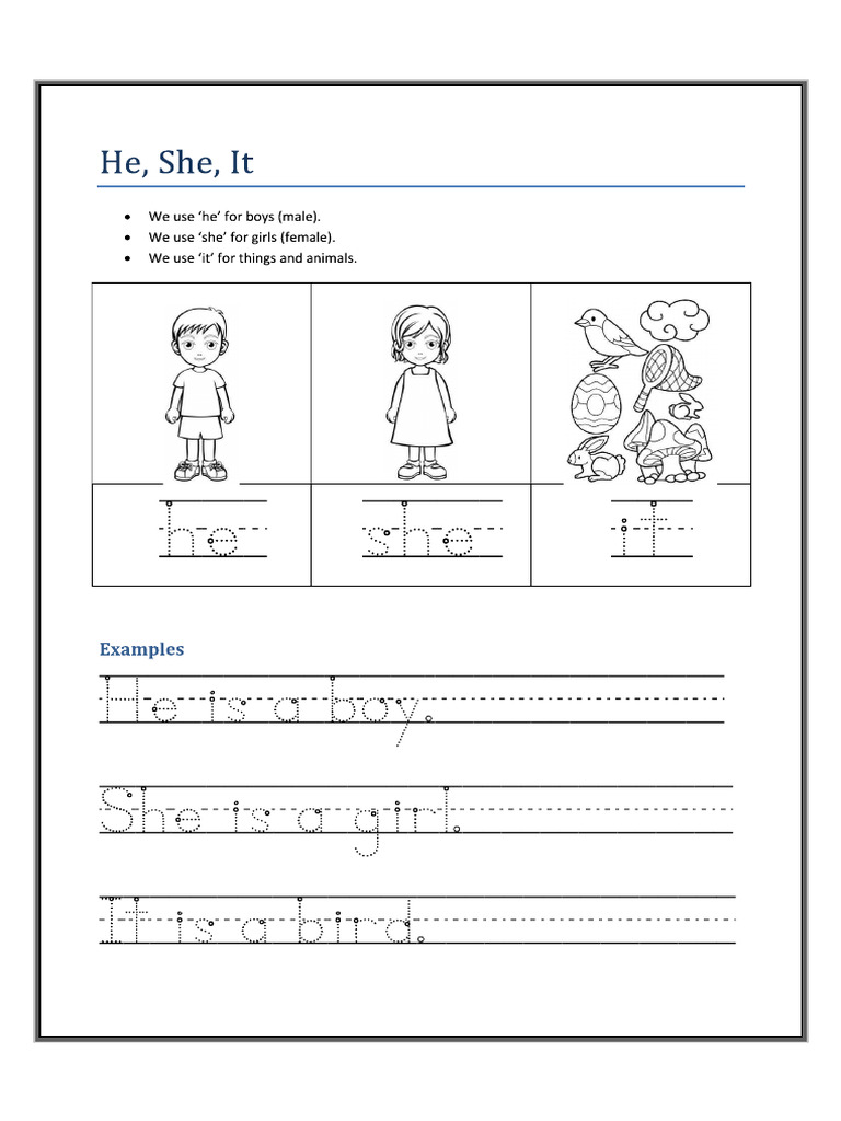 He She It | PDF