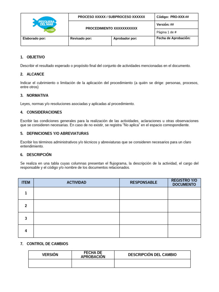 PROCEDIMIENTO NMMMMM | PDF
