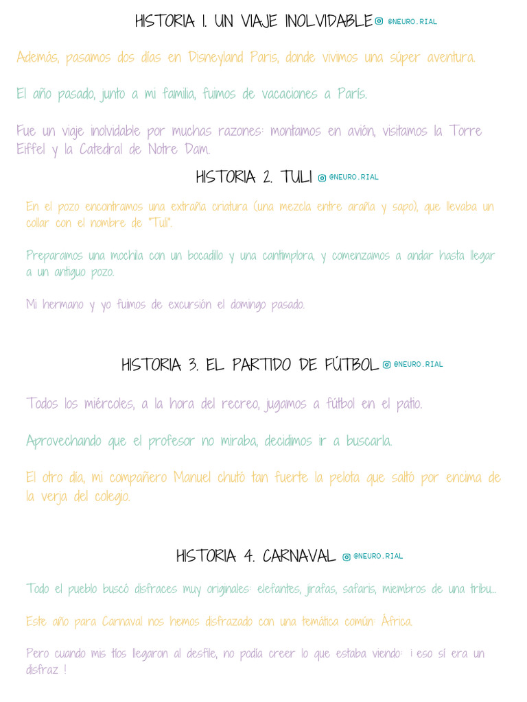 Lectoescritura Ordena Pc3a1rrafos y Crea Historias | PDF | Agua | Tierra