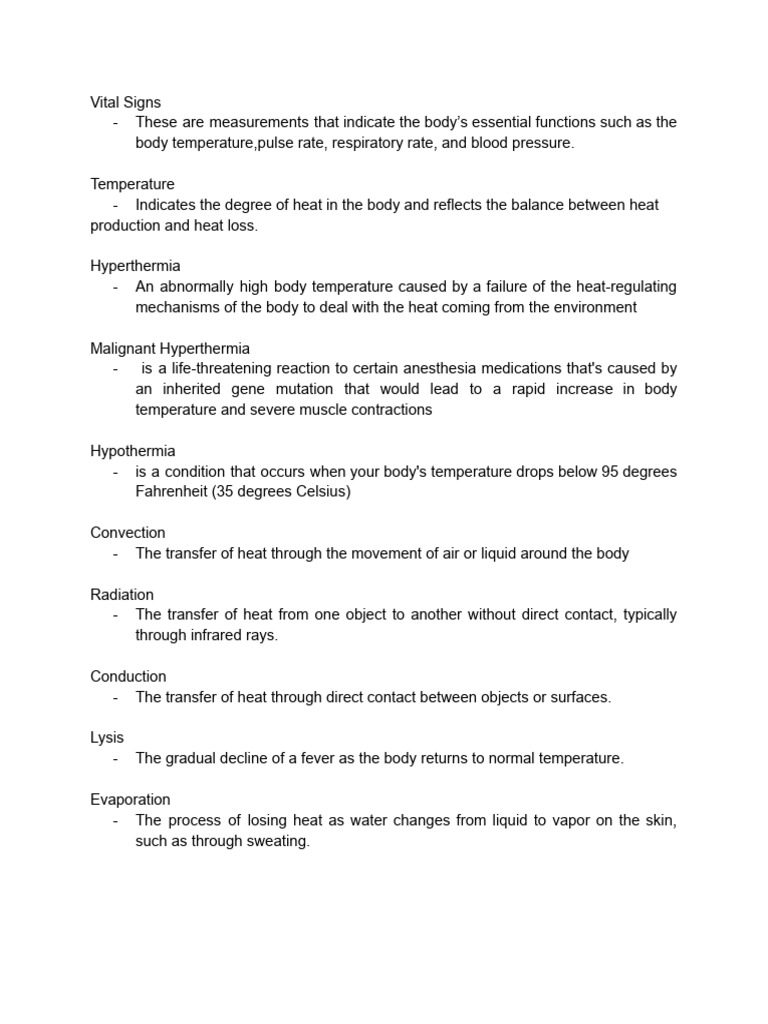 Vital Signs | PDF | Breathing | Respiratory System