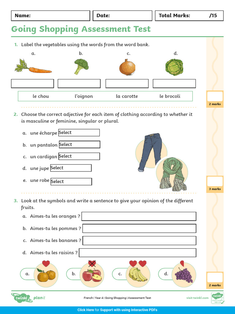 Assessment Test - Interactive | PDF | Syntax | Language Families