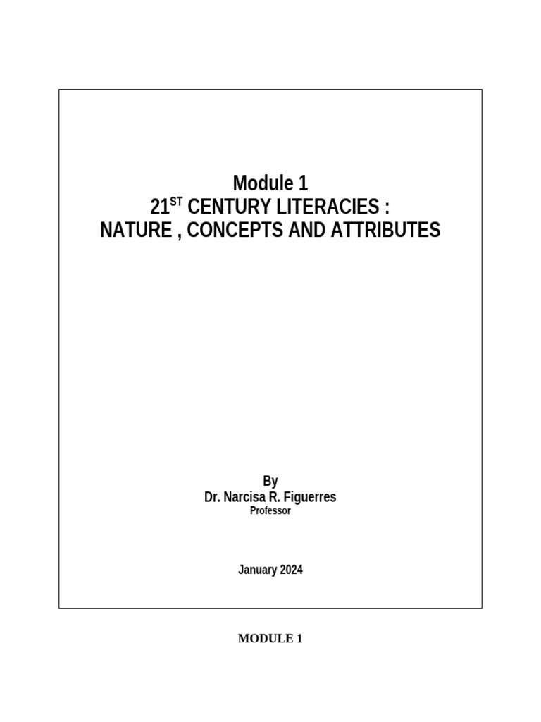 MODULE-1-21st-Century-Literacies-Nature-Concept-and-Attributes-Copy ...
