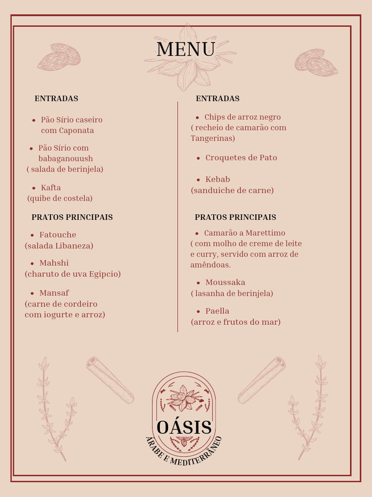 Menu Cardápio Confeitaria Retrô Elegante Rosa e Vermelho - 20250127 ...