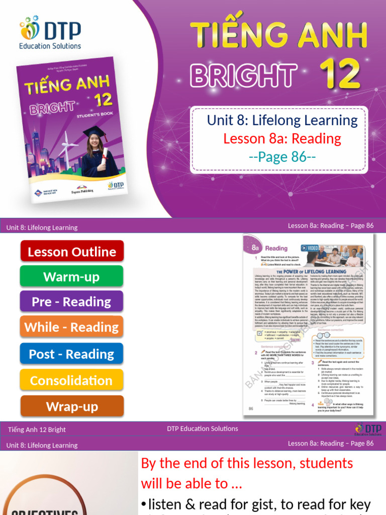 Unit 8 Lesson 8a Reading Page 86 | PDF | Learning | Lifelong Learning
