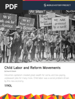 Child Labor and Suffrage: Kelley 1905 | PDF | Weaving | Textiles