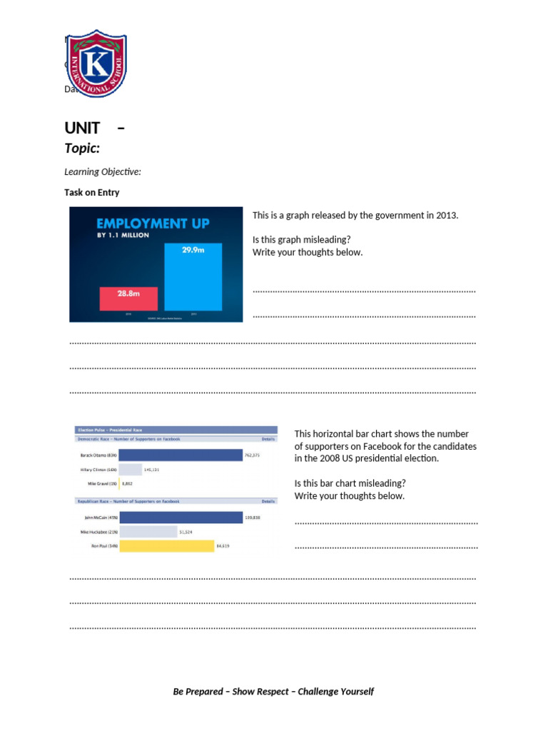 Unit 7 - Data Collection and Interpretation | PDF | Chart | Statistics
