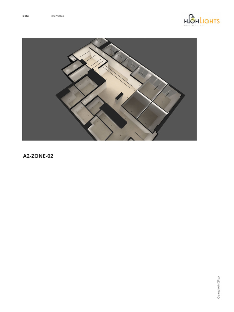A2-ZONE-02 Lighting Design Overview | PDF | Quantity | Radiation