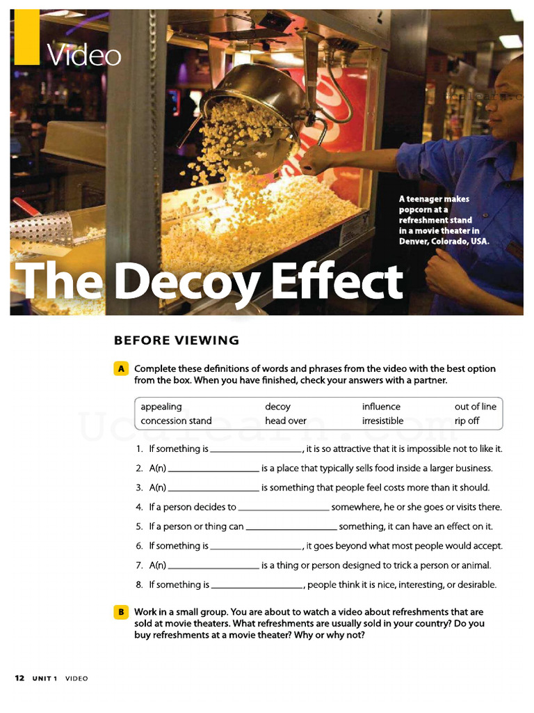 Decoy Effect | PDF