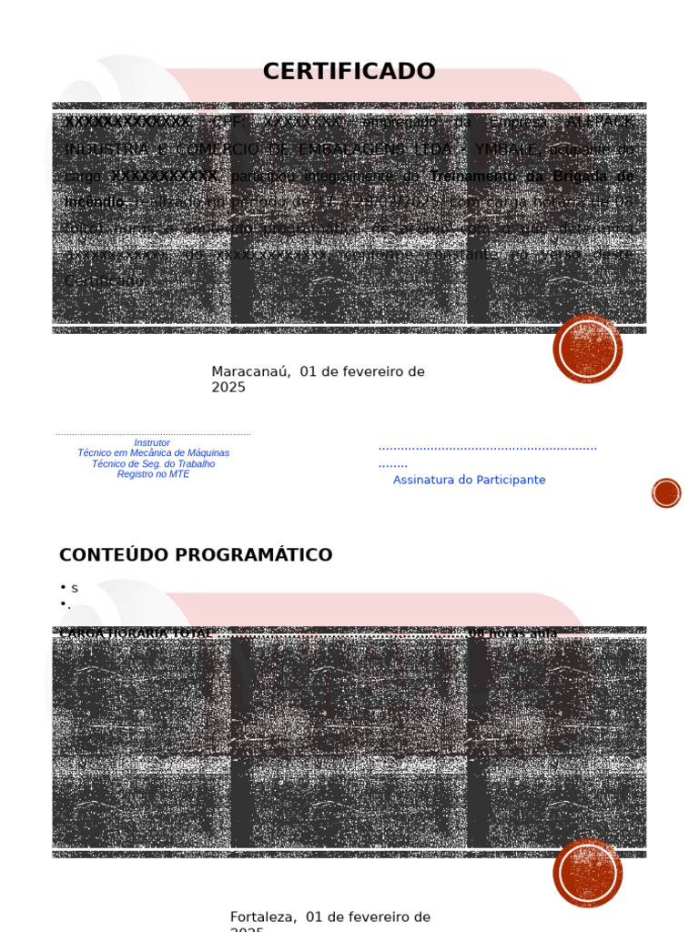 Certificado Modelo | PDF