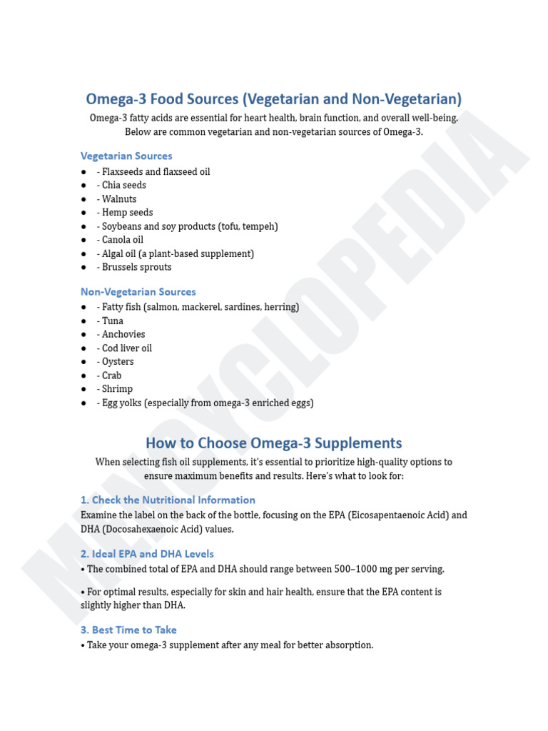 Omega_3_Food_Sources_and_Supplements.docx | PDF