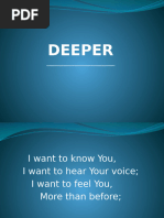 To The Deep | PDF