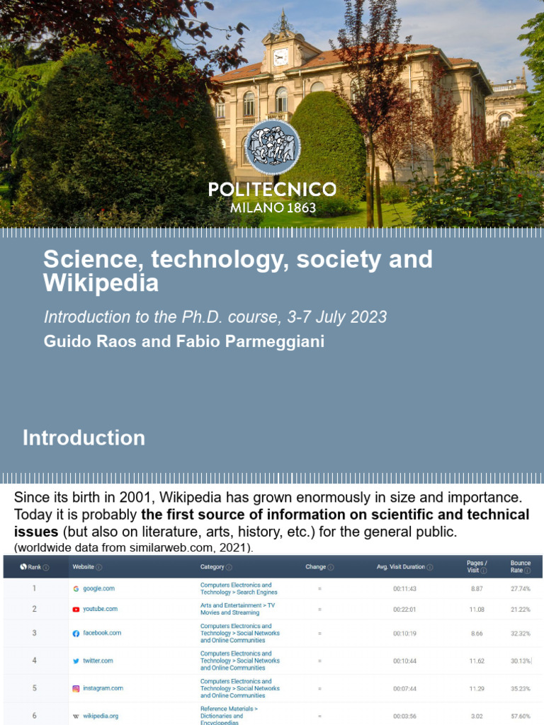 Wikipedia Introduction 2023 | PDF | Wikipedia | Human Communication