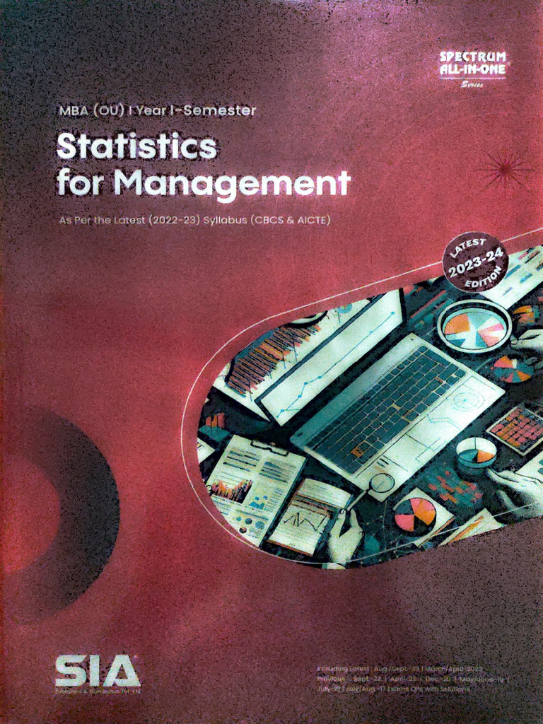 Sem 1 Statistics For Management Sia Publications | PDF