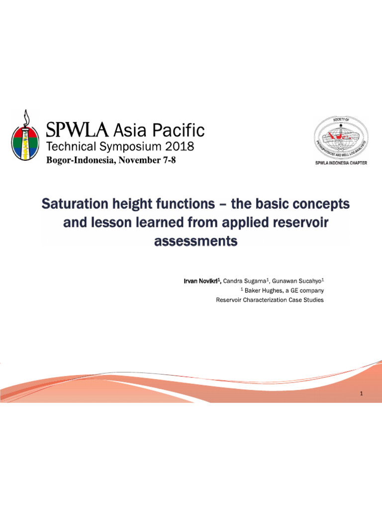 Saturation Height Function Basic Concept | PDF