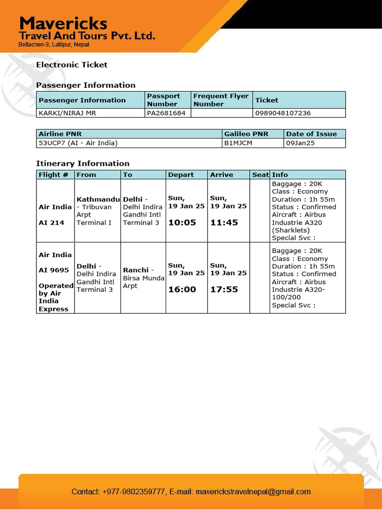 Niraj Karki Kathmandu - Ranchi | PDF