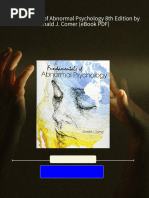 Abnormal Psychology 10th Edition PDF | PDF | Mental Disorder ...