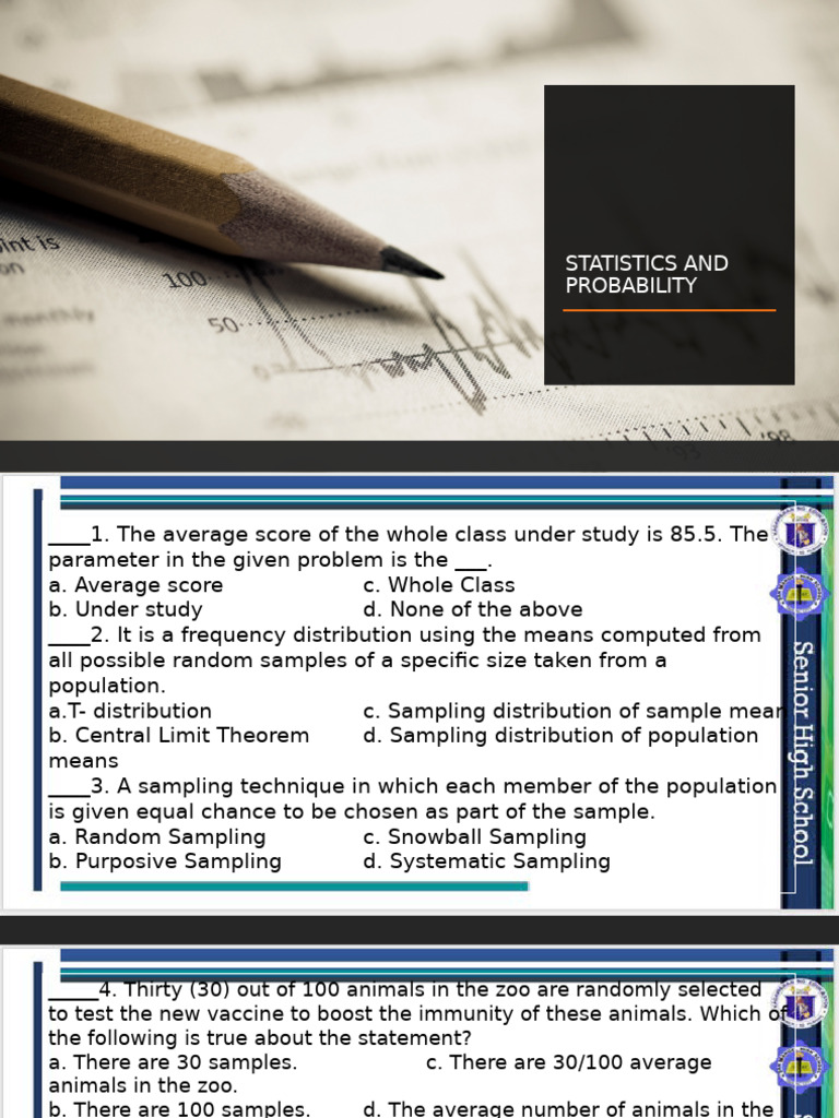 Statistics and Probability 2 | PDF | Random Variable | Variance