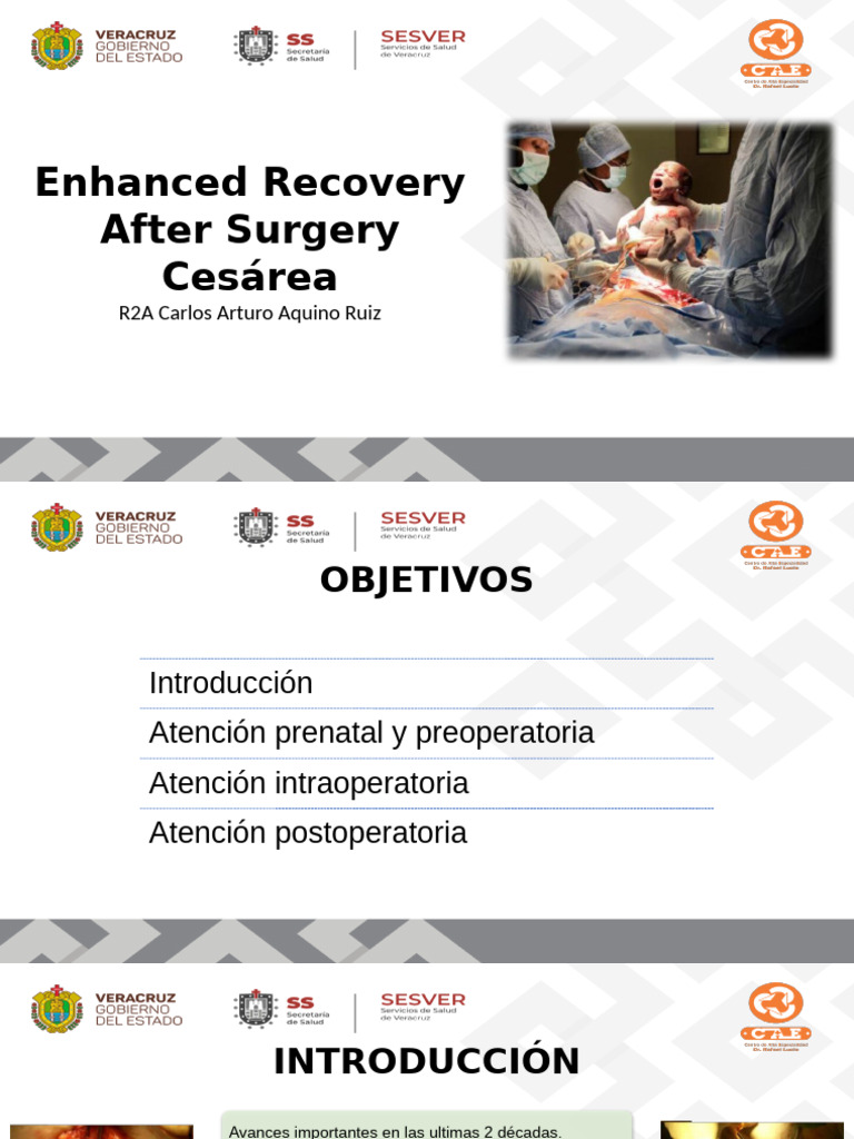 Enhanced Recovery After Surgery - Cesarean | PDF | Parto | Medicina