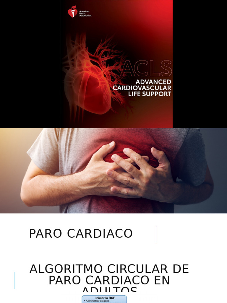Acls | PDF | Reanimación cardiopulmonar | Emergencias Médicas
