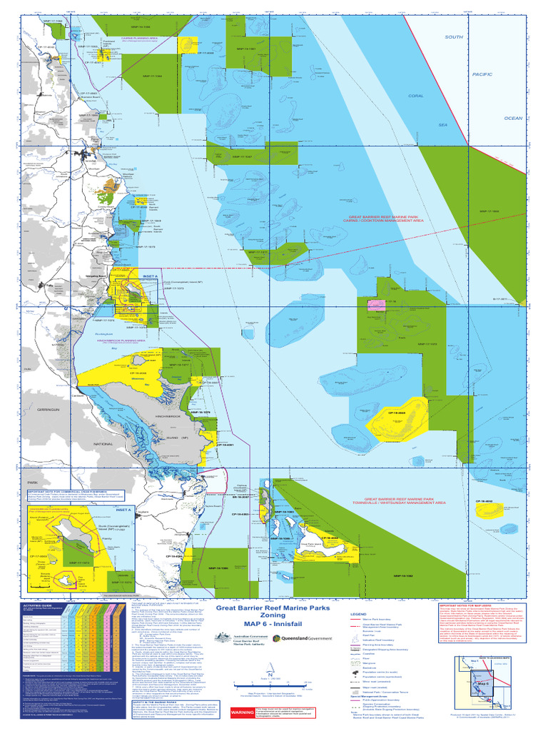 Great Barrier Reef Marine Parks Zoning Innisfail | PDF | Coastal And ...