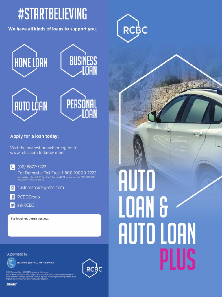 Auto Loan - New Application Form | PDF