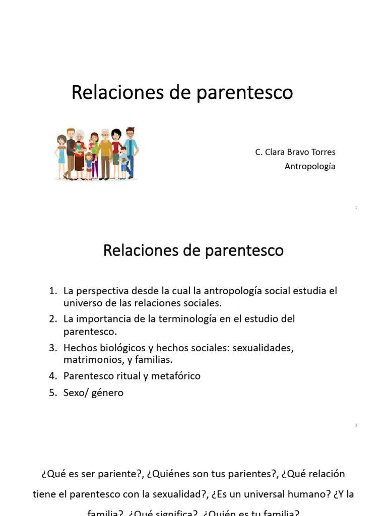 Estudio Antropológico del Parentesco | PDF | Parentesco | Matrimonio