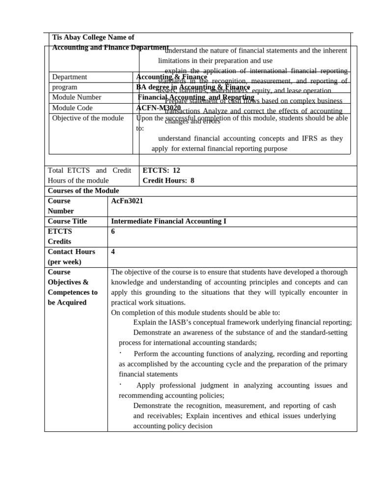 IFA 1 | PDF | Fair Value | International Financial Reporting Standards