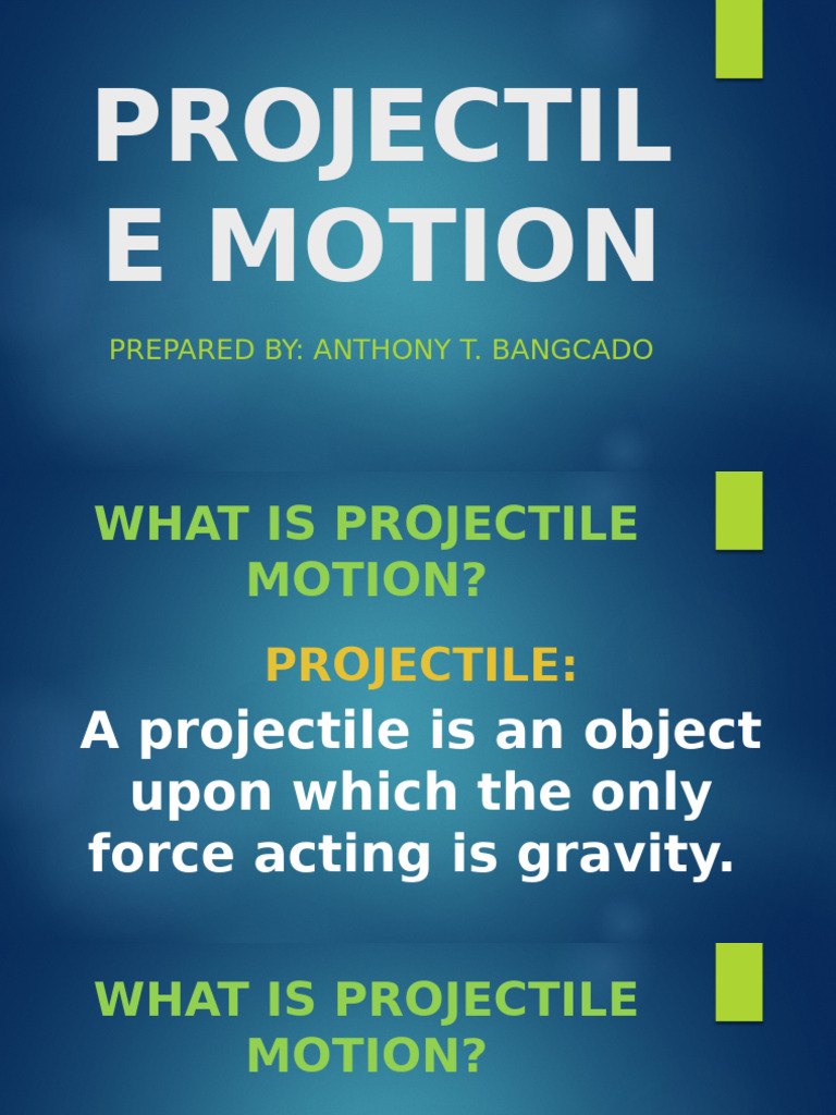 Projectile Motion - Learners' | PDF | Mechanics | Physical Sciences